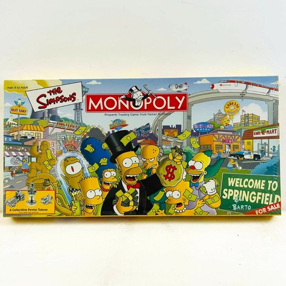 Hasbro | Games | Vintage Monopoly The Simpsons Edition Usaopoly Has Bro ...